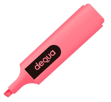 Comprar Marcador Fluorescente Rosa DEQUA | DISMAC